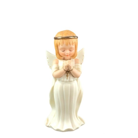 Home Interiors | Accents | Vtg Porcelain Home Interior Angel Praying ...